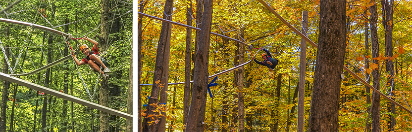 Les tyroliennes du Mont SUTTON | Brome-Missisquoi