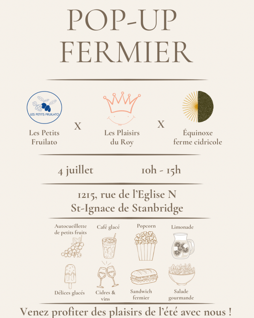 Pop-Up fermier | Brome-Missisquoi